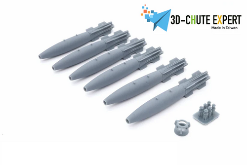 3D-CHUTE EXPERT 0130053 Mark 82 Bomb (6 pcs)