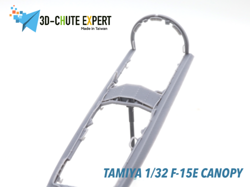 3D-CHUTE EXPERT 0210418 Boeing F-15 E - Canopy (for Tamiya Kits)