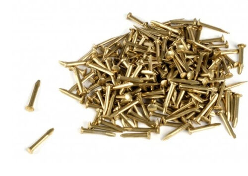 HiSModel A4134-07 Brass Modelers Nails - Length 7 mm / dia. 0,7 mm (c. 150 pcs)