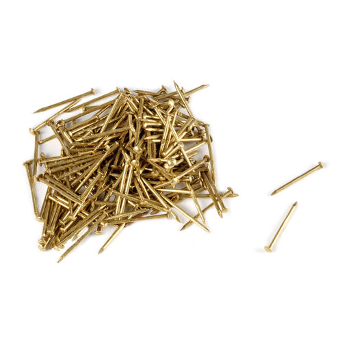 HiSModel A4134-12 Brass Modelers Nails - Length 12 mm / dia. 0,8 mm (c. 150 pcs)