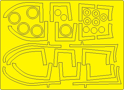 New Ware AM1361 McDonnell Douglas A-12 Avenger - EXPERT Kabuki Masks (for Modelcollect and Rocket Models Kits)