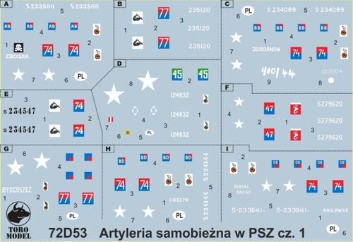 Toro Model 72D53 Artyleria samobieżna PSZ cz.1