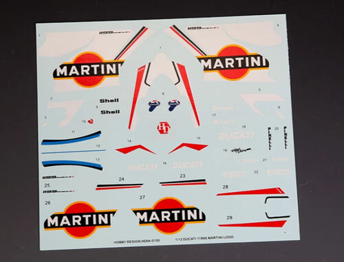 Hobby design HD04-0150 Ducati 1199 - Martini Logo Decal Set