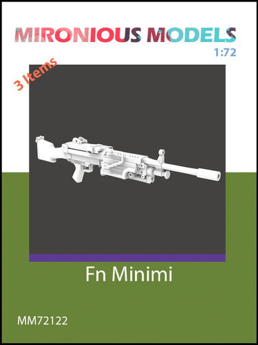 Mironious Models 72122 FN Minimi Machine Gun