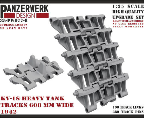 Panzerwerk Design 35-PW077-8 KV-1S (1942) Tracks