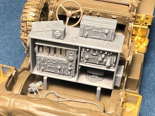 Minor 353027 WC-58 Command Radio Truck SCR-193 Conversion (3D Printed)