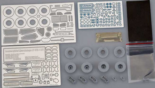 NEW! Hobby design HD02-0277 Lamborghini LP670 - Detail Up PE Set (for Aoshima Kits)