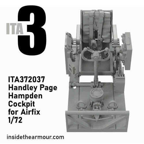 Inside the Armour ITA372037 Handley Page Hampden - Cockpit (for Airfix Kits)