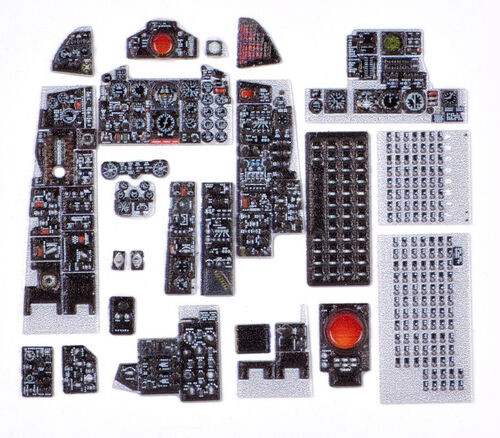 NEW! Zoukei Mura SWS48-04-M04 McDonnell Douglas F-4 J - 3D Acrylic Instrument Panels Set (for Zoukei Mura Kits)