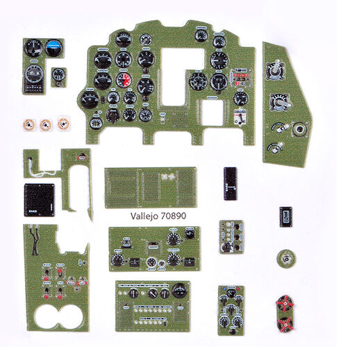 NEW! Zoukei Mura SWS05-M06 J2M3 Raiden - Interior Set (for Zoukei Mura Kits)