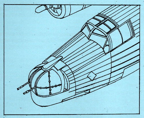 NEW! Squadron Canopies 9650 Vickers Wellington Mk.III - Crystal Clear Canopies (for Trumpeter Kits)