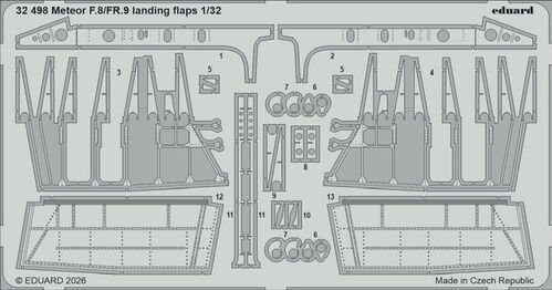 Eduard 32498 Gloster Meteor F.8 / FR.9 - Landing Flaps (for Revell Kits)