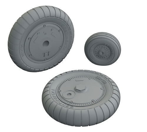 Eduard 632215 Messerschmitt Bf-109 G-6 - Wheels Set (for Revell Kits)