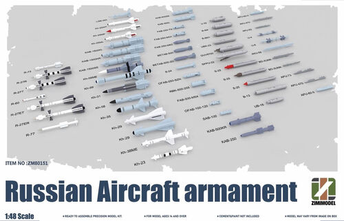 Zimi Model ZM80151 Modern Soviet / Russian Aircraft Armament