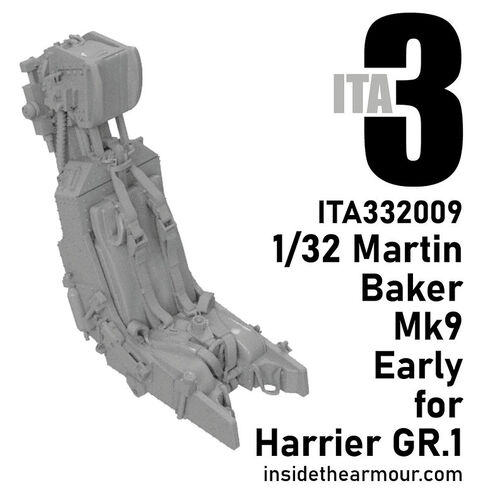 Inside the Armour ITA332009 Martin Baker Mk.9 Seat for Hawker Siddley Harrier GR.1 (3D-Printed)