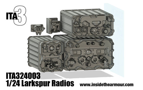 Inside the Armour ITA324003 Larkspur Radios (3D-Printed)