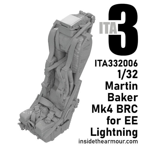 Inside the Armour ITA332006 Martin Baker Mk.4BRC Seat for EE Lightning (3D-Printed)