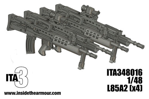Inside the Armour ITA348016 L85A2 Modern British Combat Rifles (4 pcs / 3D-Printed)