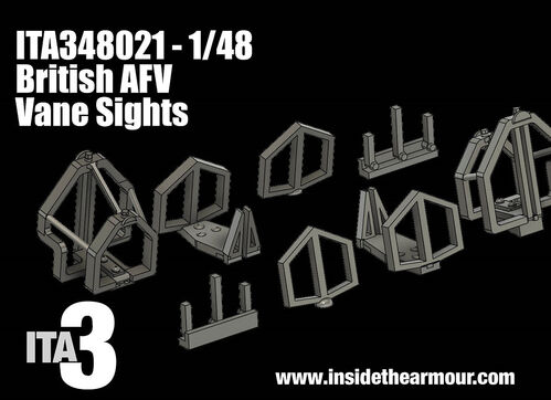 Inside the Armour ITA348020 British Tank Commander Vane Sights (3D-Printed)