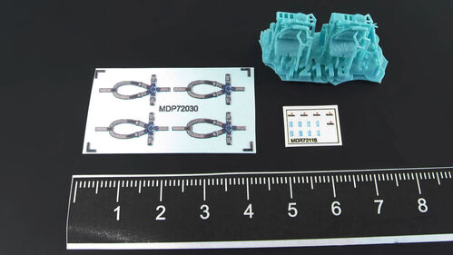 NEW! Metallic Details MDR72118 Sikorsky UH-60 / SH-60 and MH-60 Late - Pilot Seats (3D-Printed)