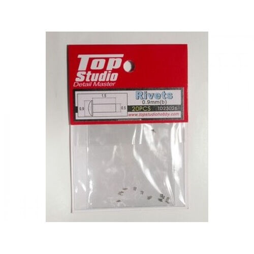 NEW! Top Studio TD23026 0.9 mm Rivets B (20 pcs)