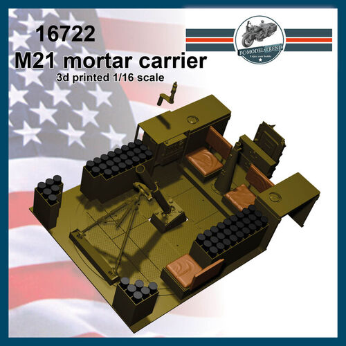 NEW! FC ModelTrend 16722 M21 Mortar Carrier
