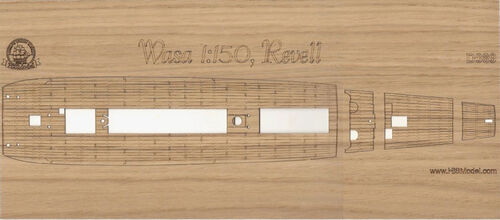 HiSModel D089-O Oak Wooden Deck for Revell Vasa Kit