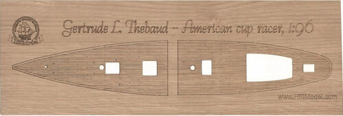 HiSModel D136-O Oak Ship Deck for American Cap Racer / Gertrude L. Thebaut Kits