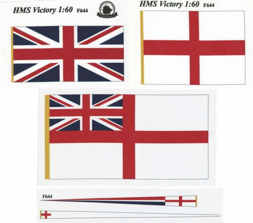 HiSModel F644 HMS Victory - Set of Flags