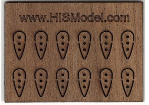HiSModel BCL-RC3 Attachment for Rope Crowsfeet with 3 Holes