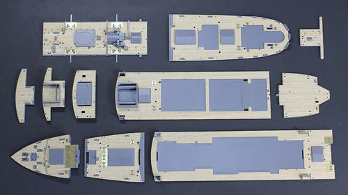 Hasegawa 72151 QG51 NYK Line Hikawa Maru Wooden Deck
