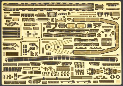 Hasegawa 72113 QG13 Antarctica Observation Ship Soya Photo Etched Parts