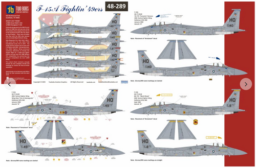 Two Bobs 48289 McDonnell Douglas F-15 A Eagle - Fightin' 49ers