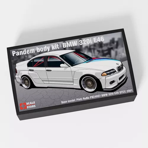 Scale Stars S124-13 Pandem Body Kit for Platz and NuNu BMW 320i E46 Kits