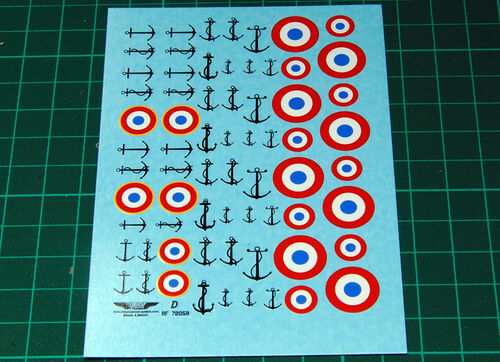 NEW! R-Flight RF72059 French Roundels with Anchor