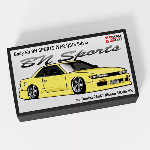 NEW! Scale Stars S124-102 BN Sports (Version 1) Body Kit for Nissan S13 Silvia