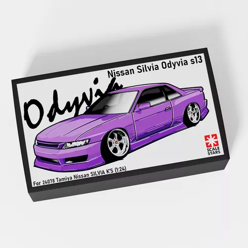 NEW! Scale Stars S124-113 Odyvia Body Kit for Tamiya Nissan Silvia S13