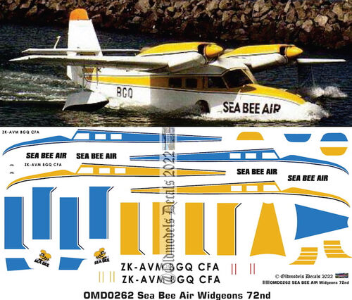 Old models Decals 0262 Grumman Widgeon - Sea Bee Air