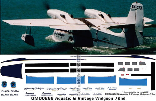 Old models Decals 0268 Grumman Widgeon - Aquatic & Vintage Airways