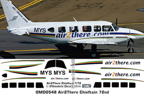 Old models Decals 0548 Piper PA-31 Chieftain - Air2There