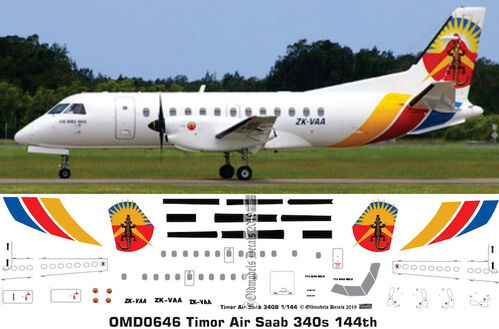 Old models Decals 0646 Saab 340 B -Timor Air