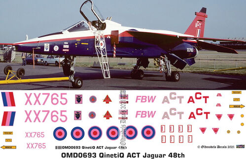 Old models Decals 0693 Jaguar - QinetiQ ACT