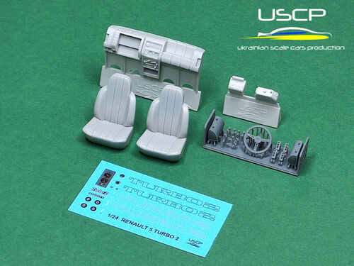 Ukrainian Scale Cars Production (USCP) 24T079 Renault 5 Turbo 2 - Interior Set
