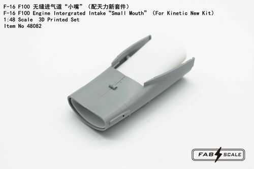 Fab Scale Fa48082 F-16 - F100 Engine Intergrated Intake "Small Mouth" (for Kinetic new kits)