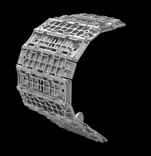 PanzerArt TR35-040 T-34 550mm Waffle Early Pattern Tracks