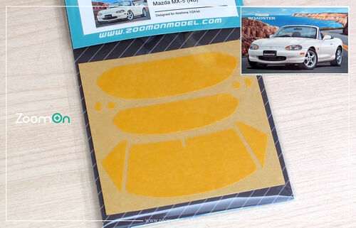 ZoomOn ZD234 Mazda MX-5 - Precut Window Masks Set (for Aoshima Kits)