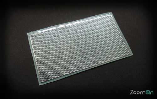 ZoomOn ZD011 Grid Pattern Metal Sticker