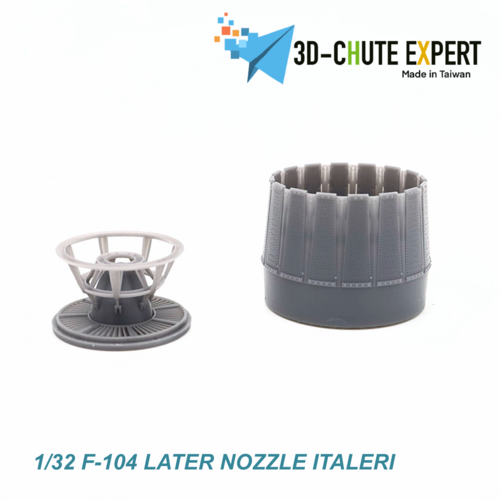 3D-CHUTE EXPERT 0811112 Lockheed F-104 - Nozzle (Late / for Italeri Kits)