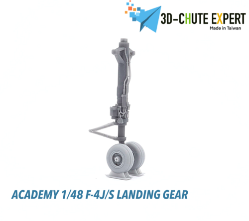 3D-CHUTE EXPERT 0520116 McDonnell Douglas F-4 J/S Phantom - Landing Gear (US Navy and US Marine Corps / for Academy Kits)