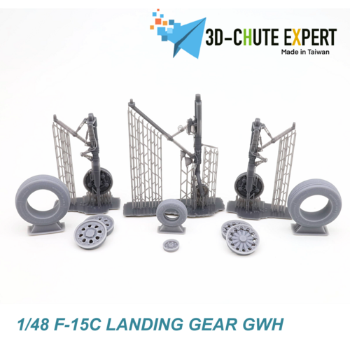 3D-CHUTE EXPERT 0920406 McDonnell Douglas F-15 C/J - Landing Gear (for GWH Kits)